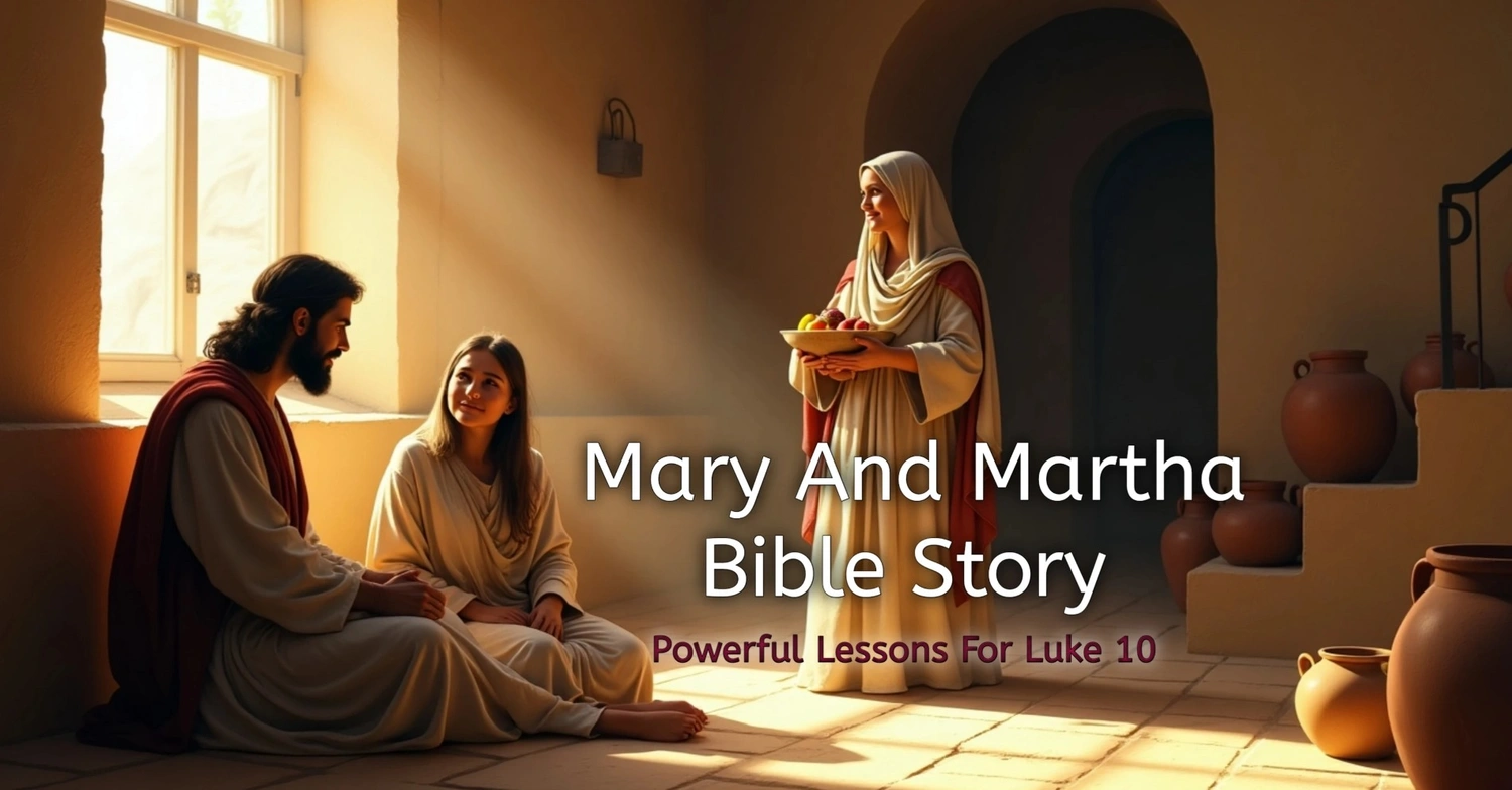 Mary and Martha Bible Story - Tracy Immanuel Art